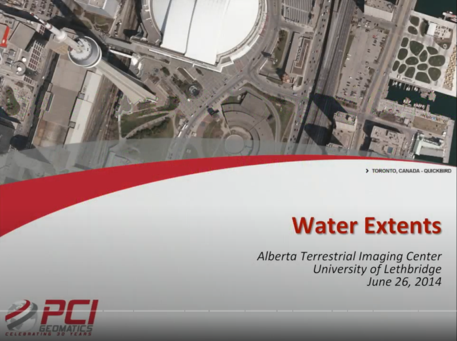 Video - Water Extents | Canadian Conservation and Land Management (CCLM) Knowledge Network